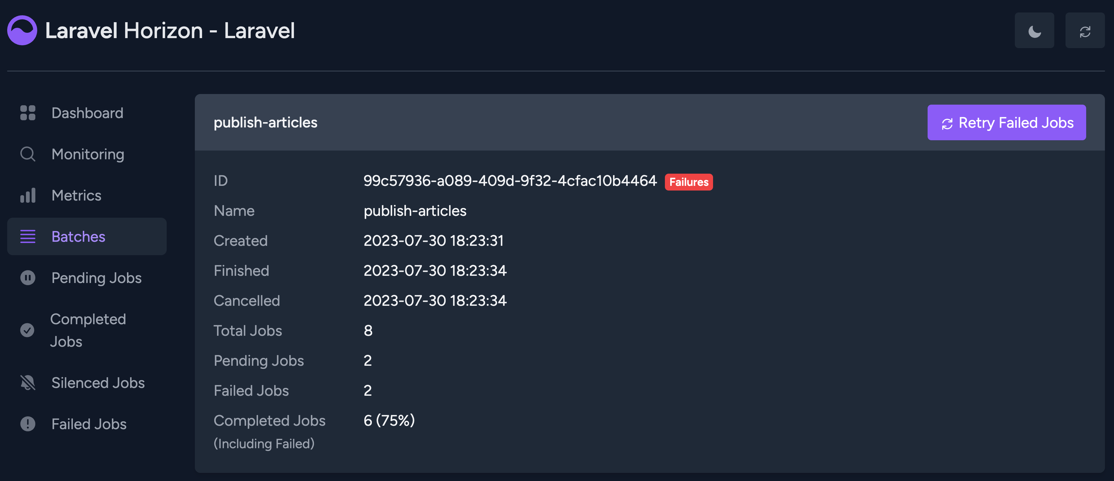 Batching Jobs in Laravel